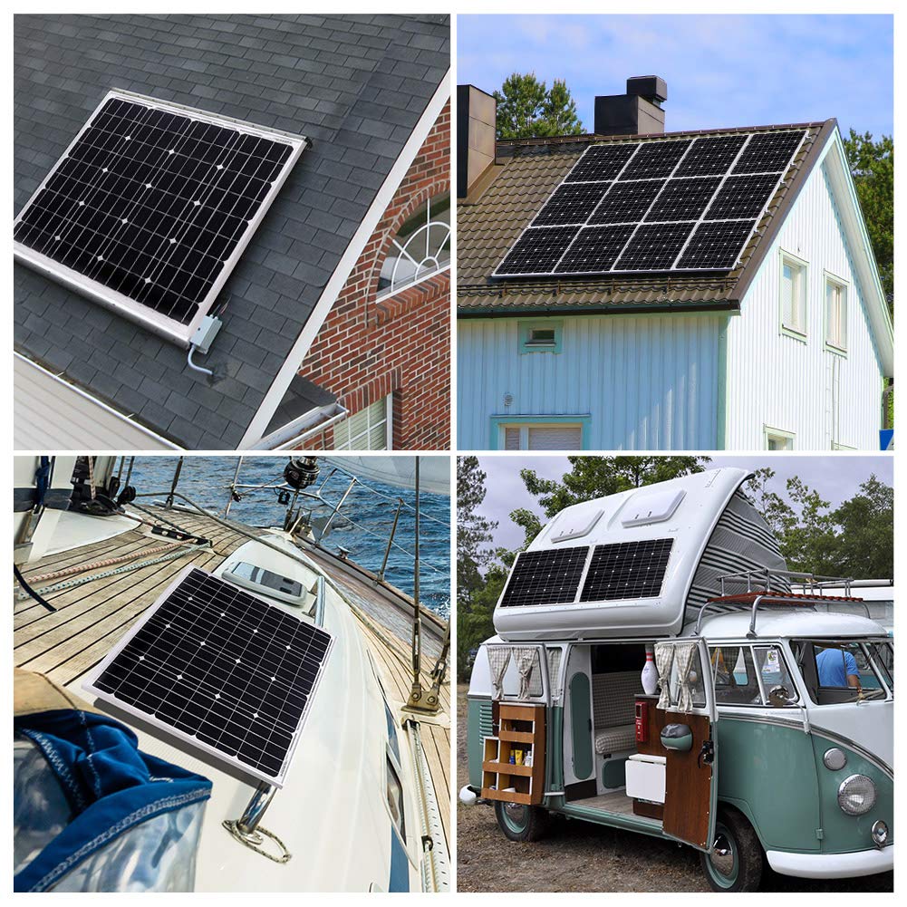 80W Mono Small Solar Plate Top Solar Panel Company 12 Volt Panel