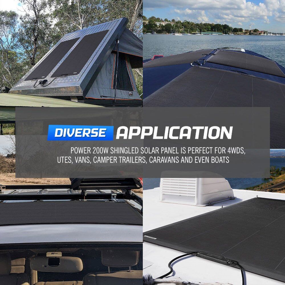 Flexible Solar Panel Mono Shingled 12V